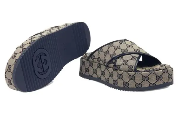 Gucci Gg Platform Slide Sandal