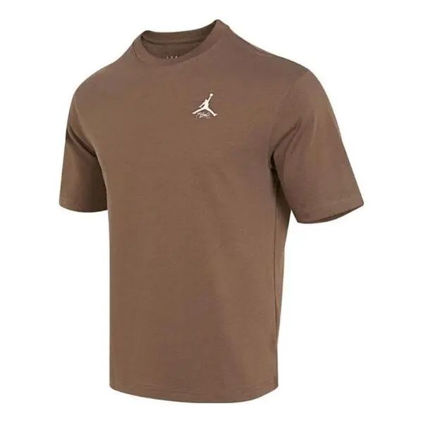 JORDAN Flight Heritage 85 Graphic T-shirt 'brown - Tan/multi-color