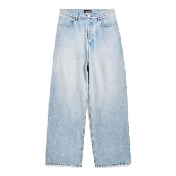 Balenciaga Baggy Jeans Light Wash Denim
