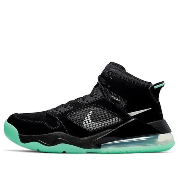 JORDAN Mars 270 High Top Sneakers - Black/reflect Silver-green Glow