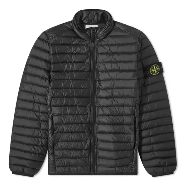 Stone Island Lightweight Quilted Down Jacket - Black