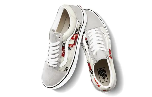 VANS Old Skool "packing Tape" Low Top Sneakers - Graywhitered