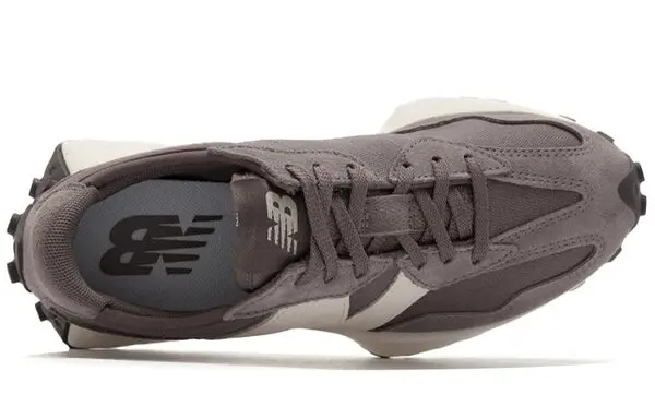 NEW BALANCE 327 "black Fig" Sneakers - Brown/white