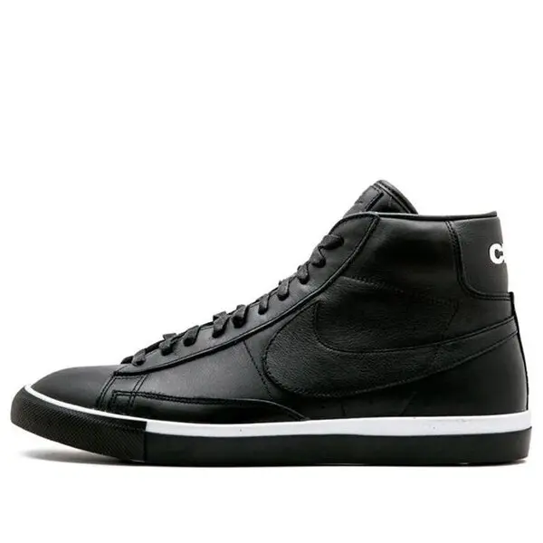 Nike Comme Des Garçons X Blazer High Top Sneakers - Black
