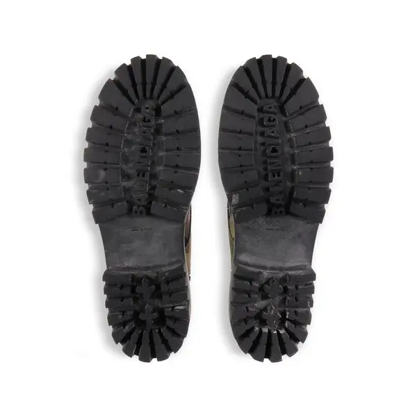 Balenciaga Strike Camo Print Combat Boots