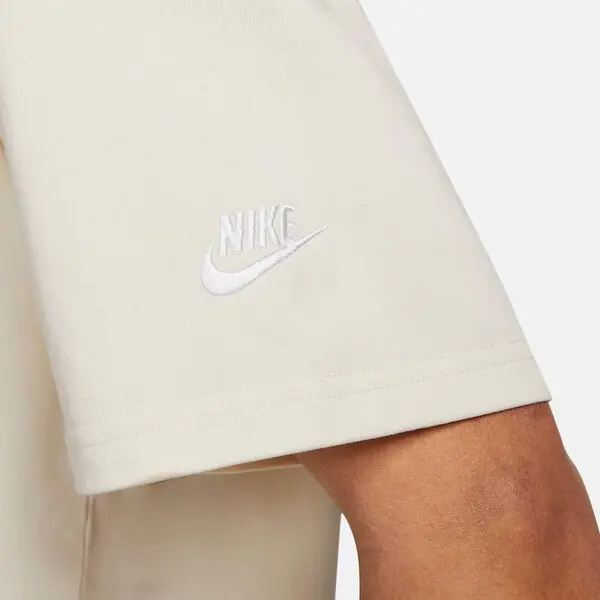 Nike Dri-fit Quick-drying Short-sleeved Top - Beige/white
