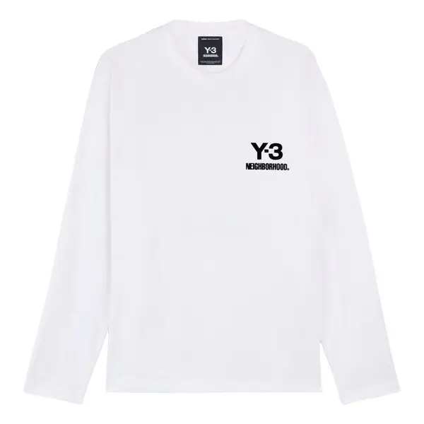 Adidas Y-3 Nbhd Logo Long Sleeve T-shirt