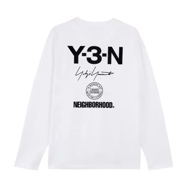 Adidas Y-3 Nbhd Logo Long Sleeve T-shirt