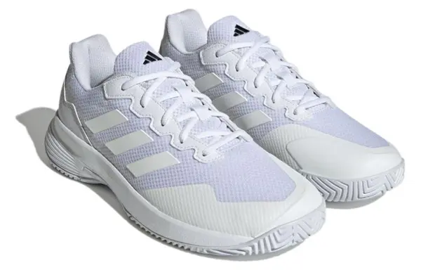 Adidas Gamecourt 2.0 Athletic Sneakers - Cloud White/matte Silver