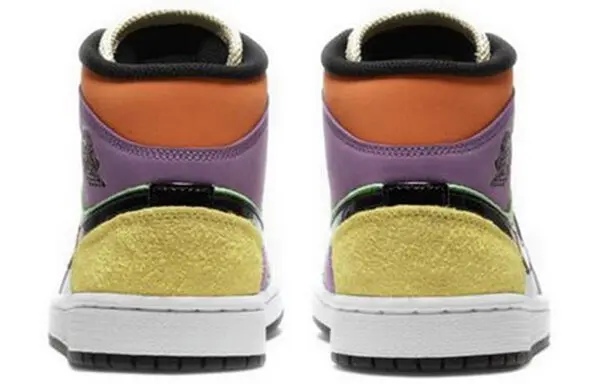 JORDAN 1 Mid Se "lightbulb" Sneakers - White/multi-color