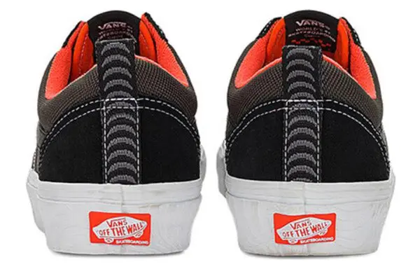 VANS Old Skool X Spitfire Skate Shoes - Black/red Flame