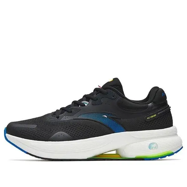 ANTA C100 Athletic Sneakers - Black/blue/green