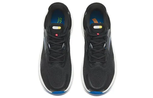 ANTA C100 Athletic Sneakers - Black/blue/green