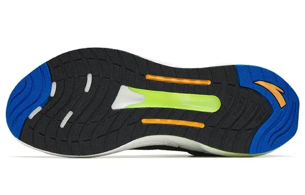 ANTA C100 Athletic Sneakers - Black/blue/green
