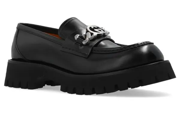Gucci Lug Sole Loafer Leather