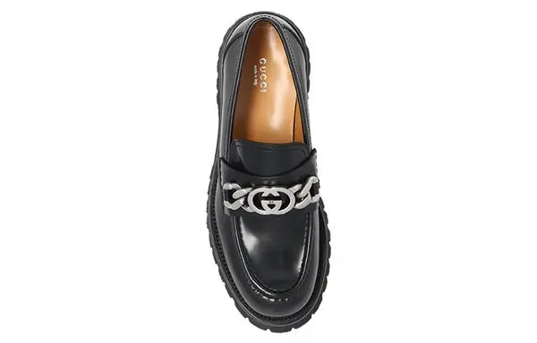 Gucci Lug Sole Loafer Leather