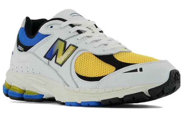NEW BALANCE 2002r "vibrant Apricot" Sneakers - White/blue/yellow