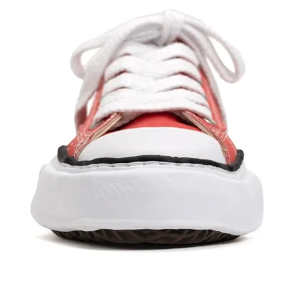 Mihara Yasuhiro Peterson Canvas Low Top Sneakers - Orange/white