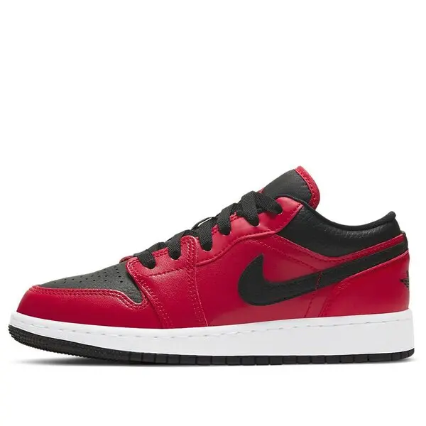 JORDAN 1 Low "reverse Bred Pebbled - Red/black