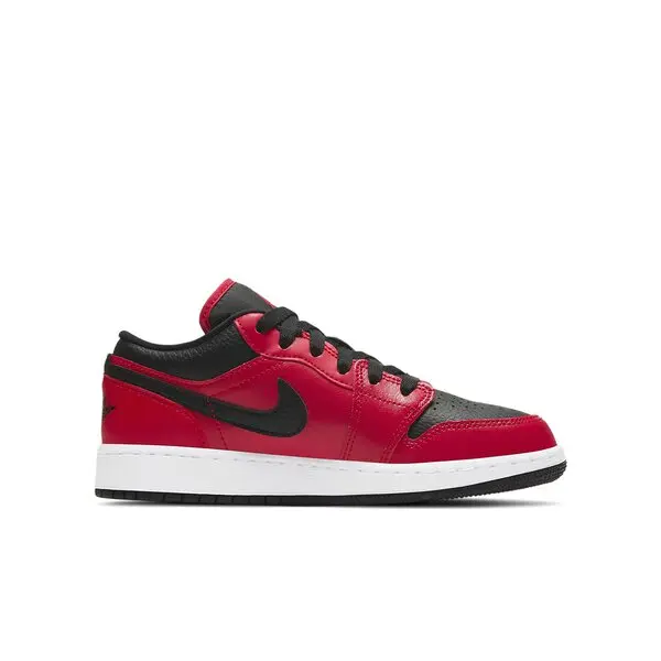 JORDAN 1 Low "reverse Bred Pebbled - Red/black