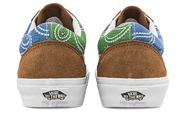 VANS Old Skool Peace Paisley Low Top Sneakers - Blue/green