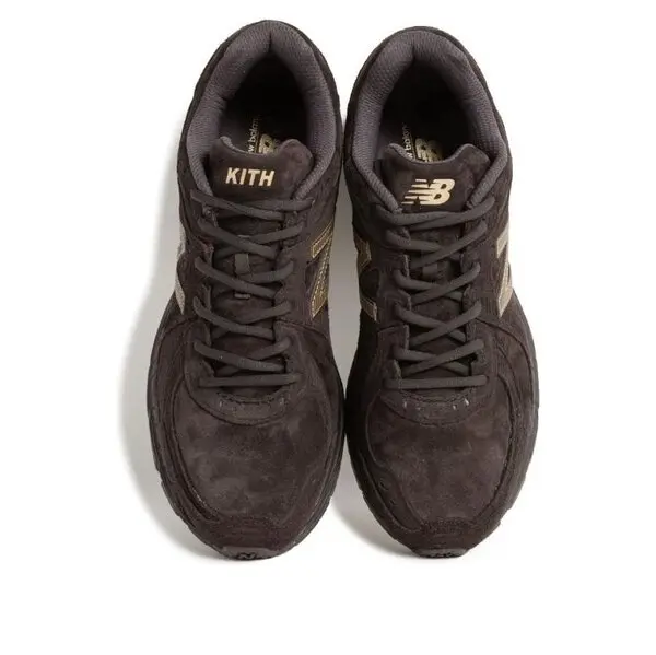 NEW BALANCE X Kith 860v2 Espresso Sneakers - Brown