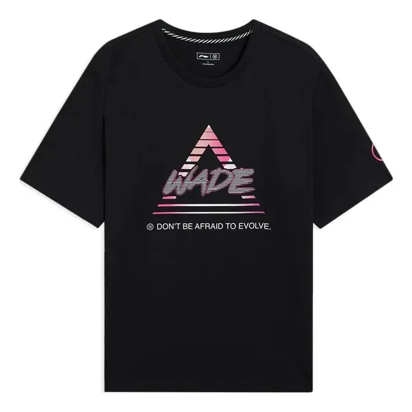LI-NING Way Of Wade Triangle Graphic T-shirt 'black - Black/multi-color