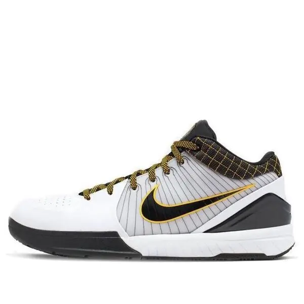 Nike Zoom Kobe 4 Protro Athletic Sneakers - White/black-del Sol
