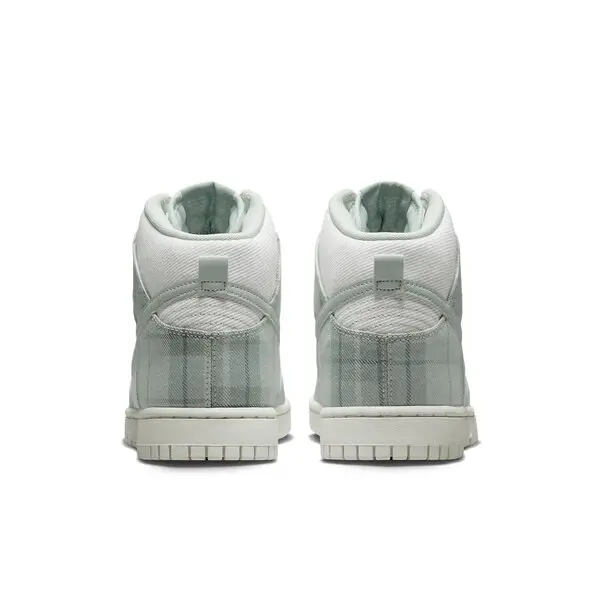 Nike Dunk High Se "mint Plaid" Sneakers - Green/white