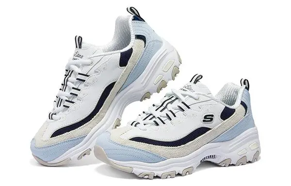 Sketchers D'lites Varsity Spirit Sneakers - White/blue/black
