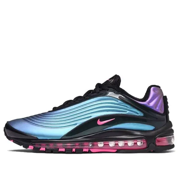 Nike Max Deluxe 'throwback Future' Sneakers - Black/laser Fuchsia