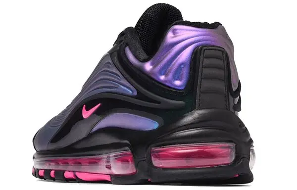 Nike Max Deluxe 'throwback Future' Sneakers - Black/laser Fuchsia