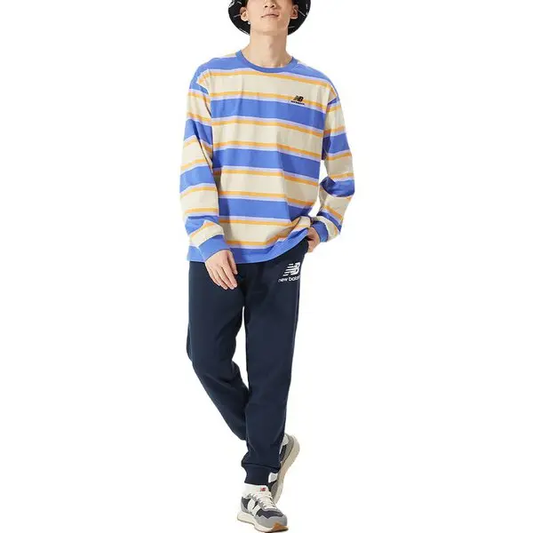 NEW BALANCE Striped Long Sleeve T-shirt