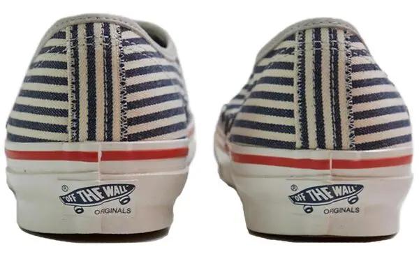 VANS Authentic X Nigel Cabourn Low Top Sneakers - Black/white/red