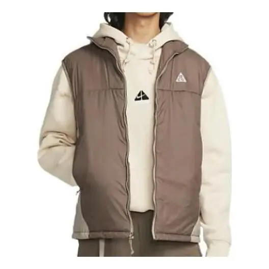 Nike X Therma Fit Adv Full Zip Vest 'rope De Dope - Brown/multi-color