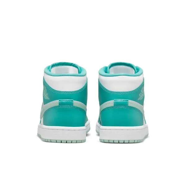 JORDAN 1 Mid Sneakers - Green/white