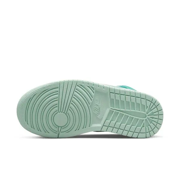 JORDAN 1 Mid Sneakers - Green/white