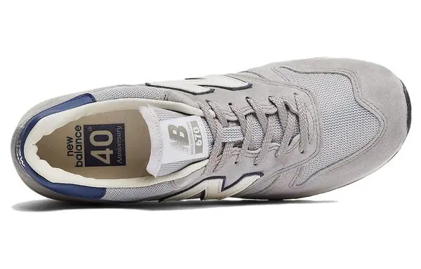 NEW BALANCE 670 Made In England '40th Anniversary' Sneakers - Gray
