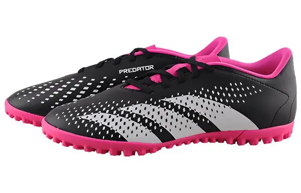 Adidas Predator Accuracy.4 Turf Soccer Cleats - Black/white/pink