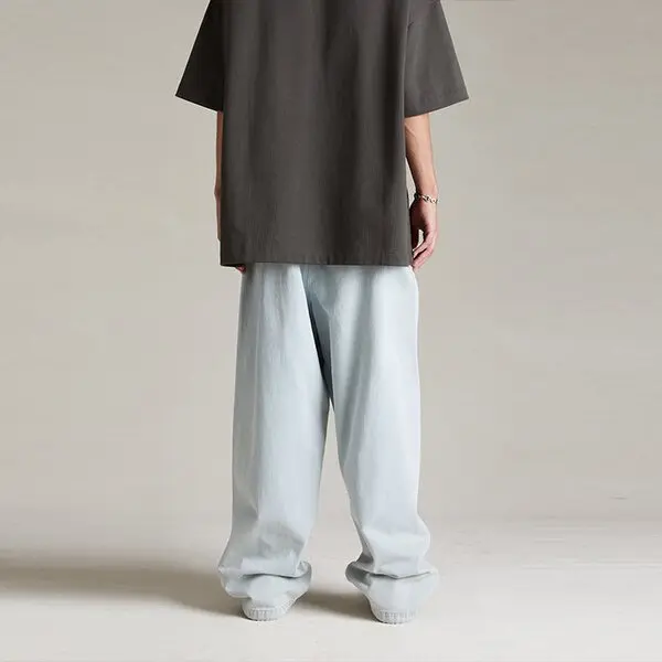 Fear Of God Relaxed Fit Light Wash Denim Pants