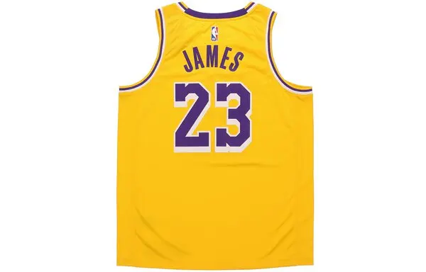 Nike Lebron James Icon Edition Swingman Los Angeles Lakers - Yellow