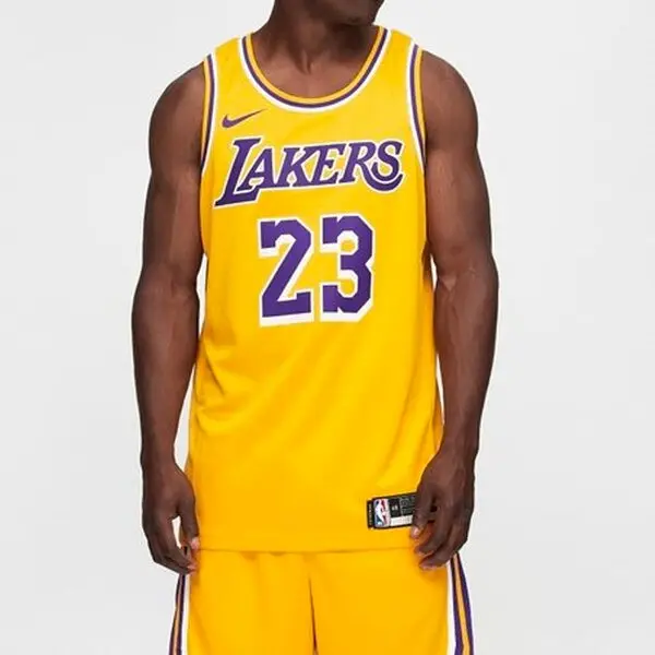 Nike Lebron James Icon Edition Swingman Los Angeles Lakers - Yellow