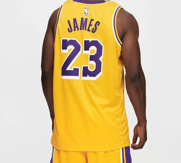 Nike Lebron James Icon Edition Swingman Los Angeles Lakers - Yellow