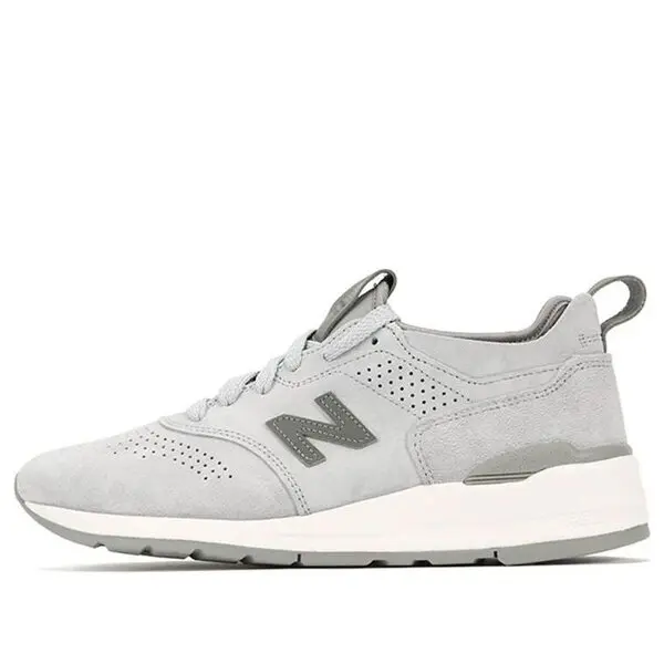 NEW BALANCE 997 Deconstructed Lace Up Sneakers - Grey
