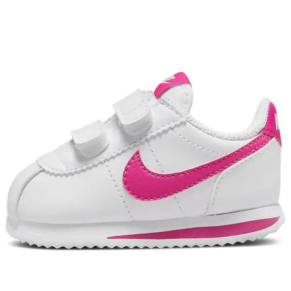 Nike Cortez Basic Sl "white Pink Prime - Pink/blue