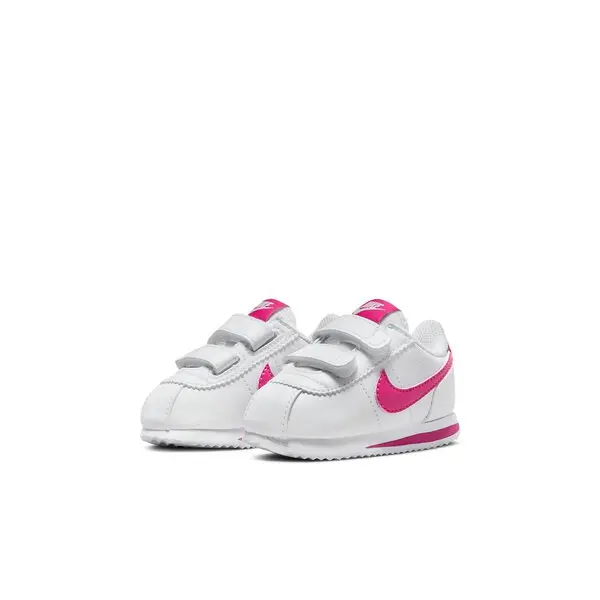 Nike Cortez Basic Sl "white Pink Prime - Pink/blue