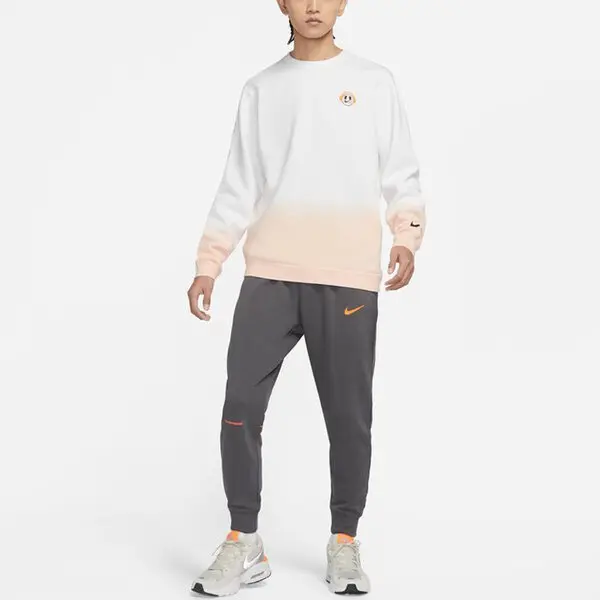 Nike Logo Gradient Print Crewneck Sweatshirt