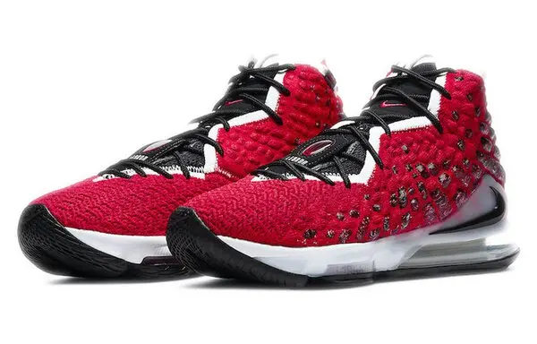 Nike Lebron 17 "air Max Uptempo" Sneakers - Red