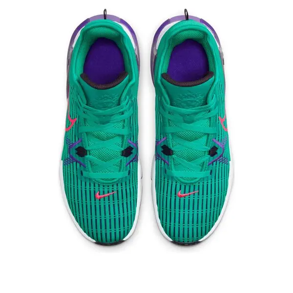 Nike Lebron Witness 6 High-top Sneakers - Green/pink