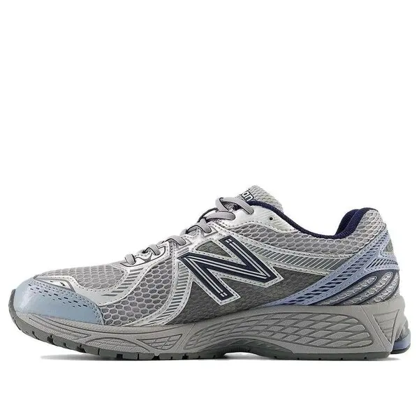 NEW BALANCE 860 V2 Athletic Sneakers - Silver/blue/grey